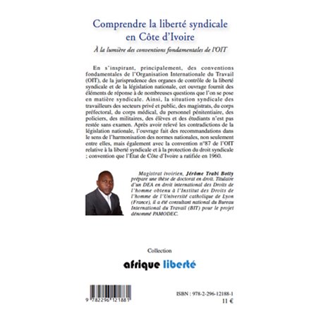 Comprendre la liberté syndicale en Côte d'Ivoire - Jérôme Trabi Botty ...