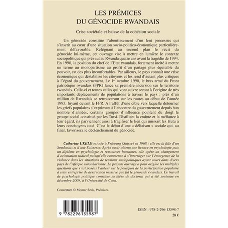 Les prémices du génocide Rwandais - Catherine Ukelo | Isleden