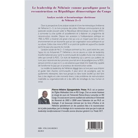 Le leadership de Néhémie comme paradigme pour la reconstruction en ...