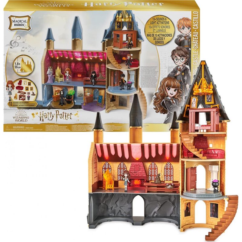 Wizarding World HARRY POTTER - CHÂTEAU DE POUDLARD MAGICAL MINIS ...