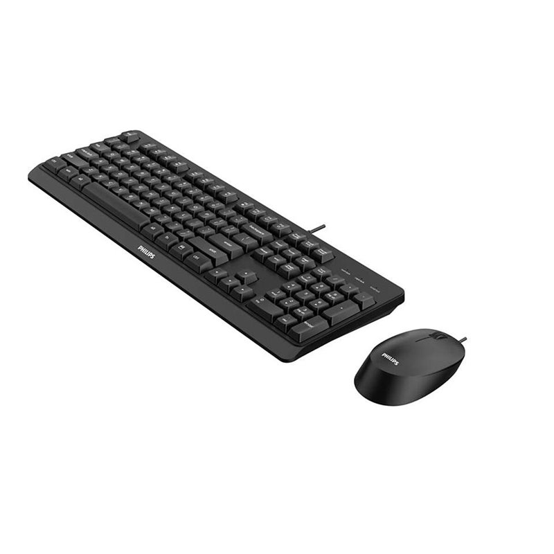 Philips 2000 series SPT6207BL/16 clavier Souris incluse USB QWERTY ...