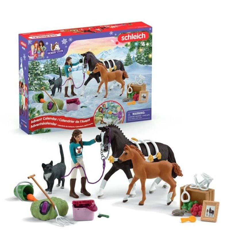 Calendrier de l'Avent Horse Club, SCHLEICH 99092 Club, 24 super ...