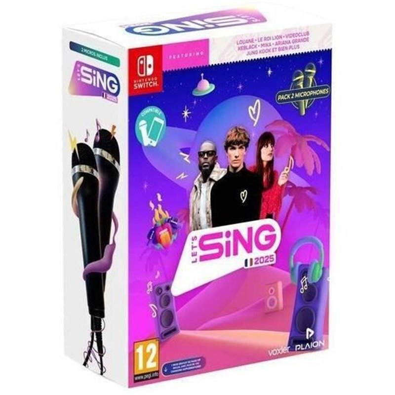 Let's Sing 2025 + 2 Micros - Jeu Nintendo Switch | Isleden