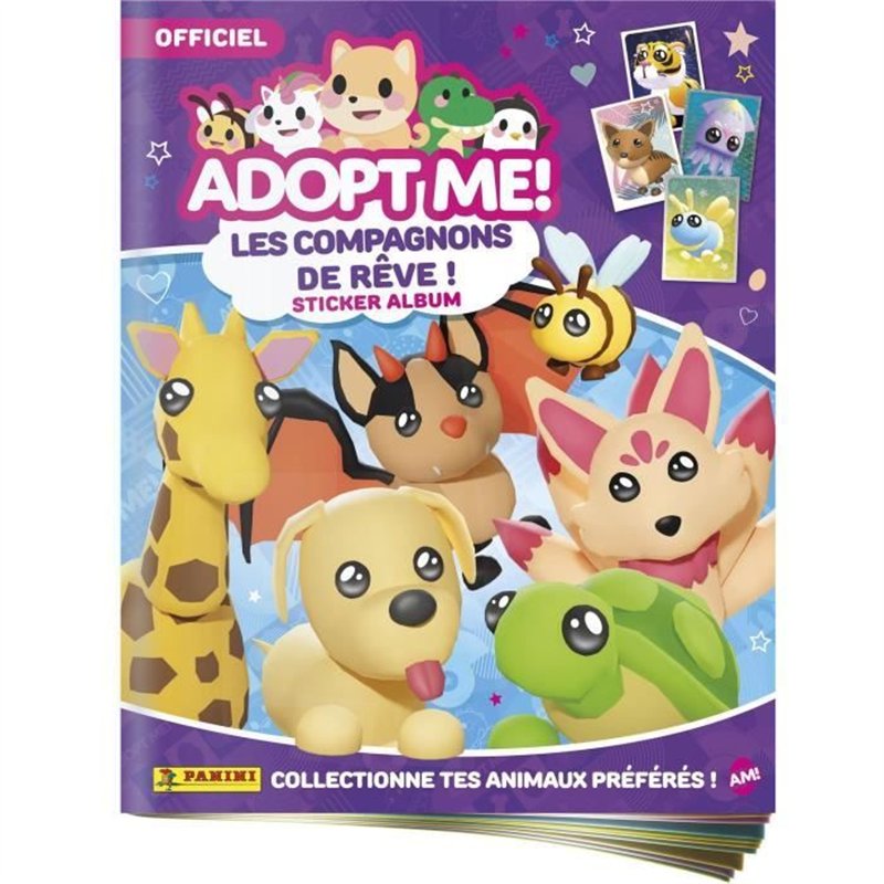 Pack de démarrage - PANINI - Adopt Me! Roblox - Album + 2 po | Isleden