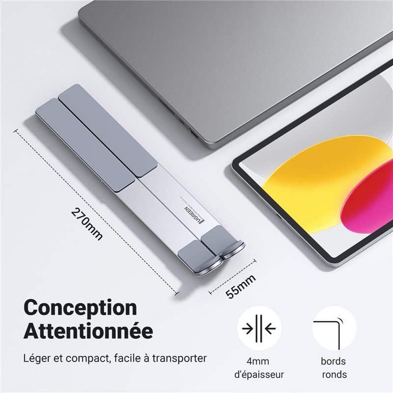 UGREEN Support Ordinateur Portable Aluminium Ventilé 8 à 17, | Isleden