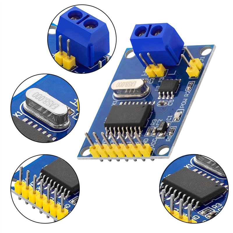 GERUI Lot de 5 modules de bus CAN MCP2515 - Protocole SPI po | Isleden