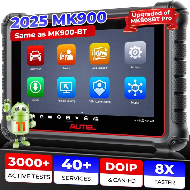 Autel MaxiCOM MK900 Valise Diagnostic Auto: 2025 Idem MK900B | Isleden