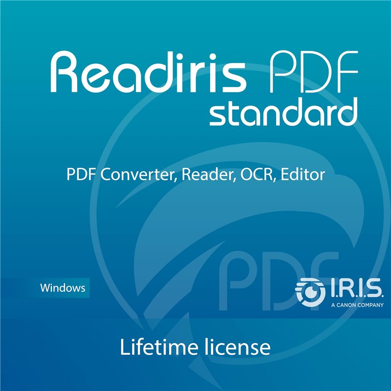 Readiris PDF Standard Éditeur logiciel PDF professionnel – L | Isleden