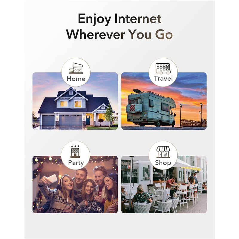 Cudy Modem Routeur Débloqué 4G LTE Cat 6 Gigabit avec Fente | Isleden