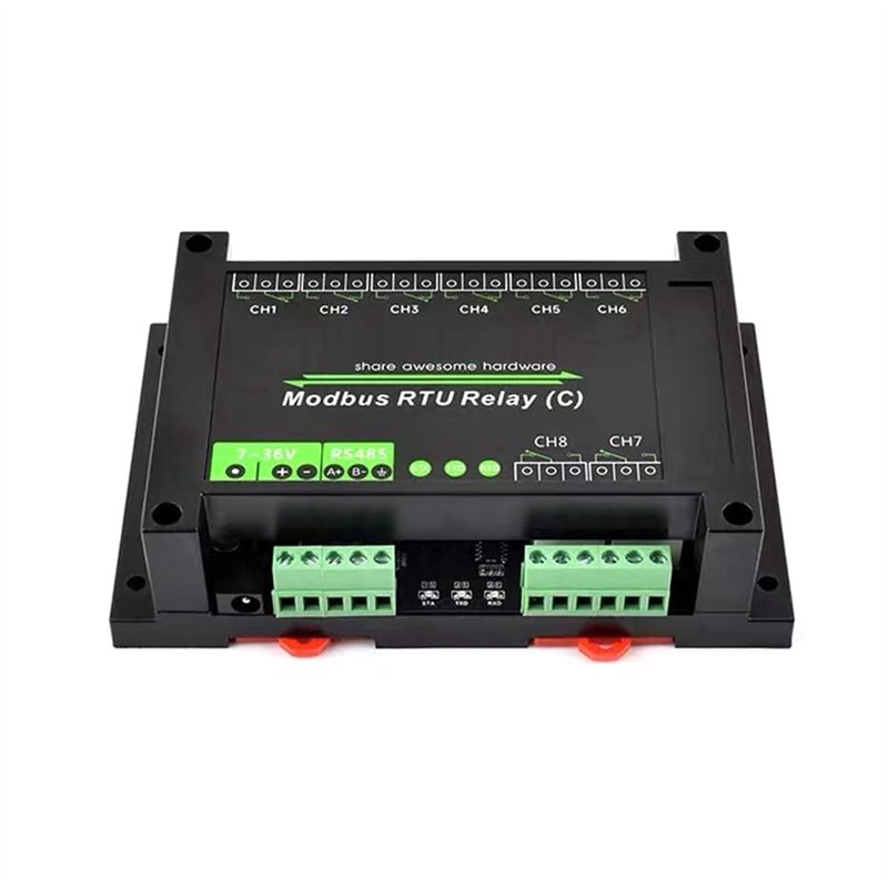 Bnnlqpsttg Module de Relais à 8 Canaux sur Rail DIN avec RS4 | Isleden