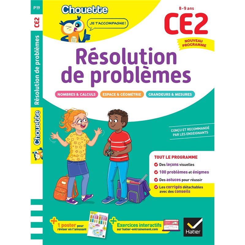 Résolution de problèmes CE2 - Cahier de soutien nouveau programme