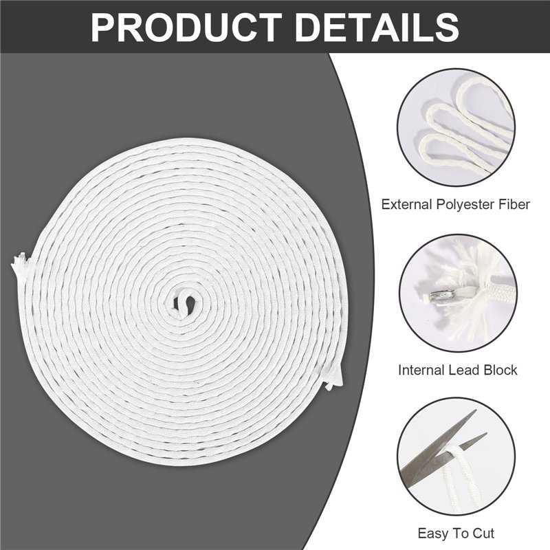 prota Bande de plomb pour rideaux, 10 m, poids de rideau, 50 | Isleden