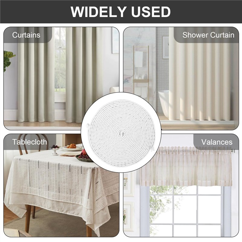 prota Bande de plomb pour rideaux, 10 m, poids de rideau, 50 | Isleden