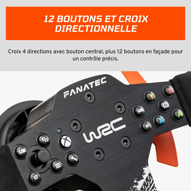 FANATEC CSL Elite Volant de Course WRC Xbox Rallye Sim sous | Isleden