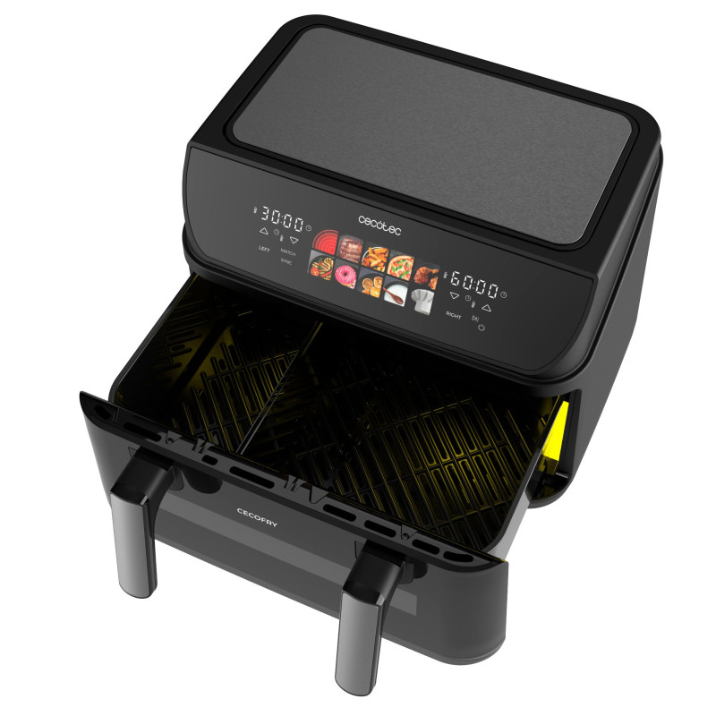 Cecotec Friteuse à Air 10L, 4 Résistances, Air Fryer, Cecofr | Isleden