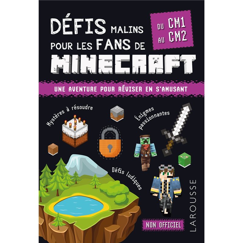 DEFIS MALINS POUR LES FANS DE MINECRAFT du CM1 au CM2 -Isleden