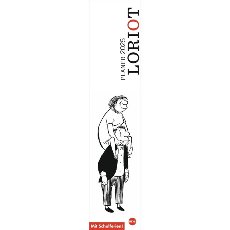 Loriot Planner 2025 : humour et organisation dans un calendr | Isleden