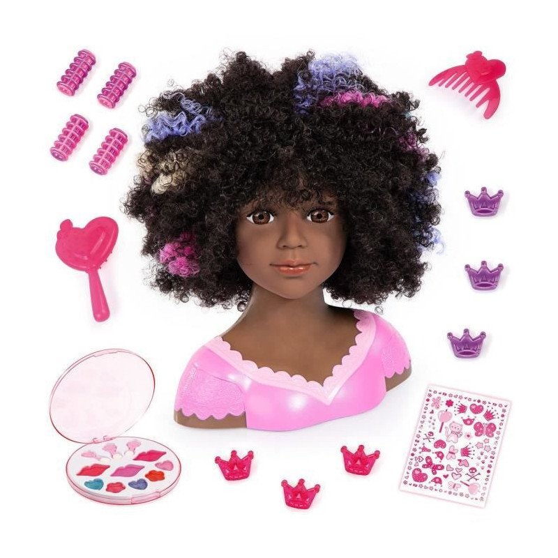 Tete a coiffer BAYER DESIGN - Charlene - Super Model cheveux bouclés ...