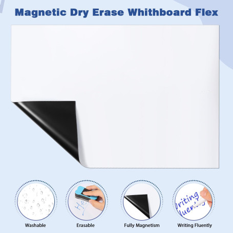 Blendura A3 Tableau Blanc Magnetique, Tableau Magnetique Frigo ...